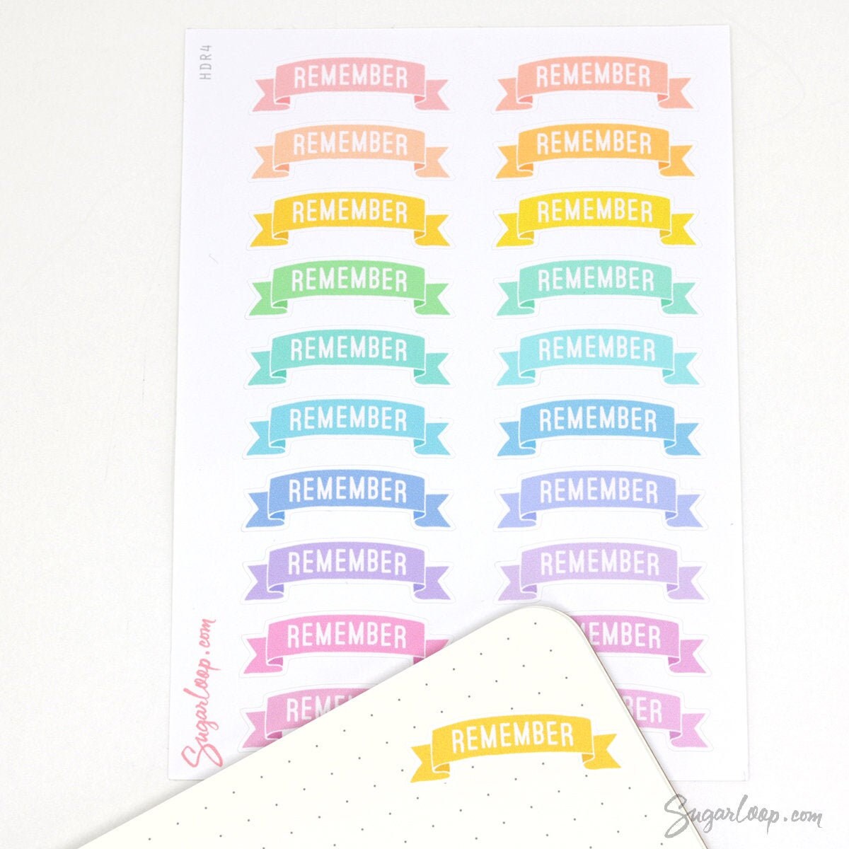 Materials Planner Header Stickers Reminder Stickers Functional Stickers ...