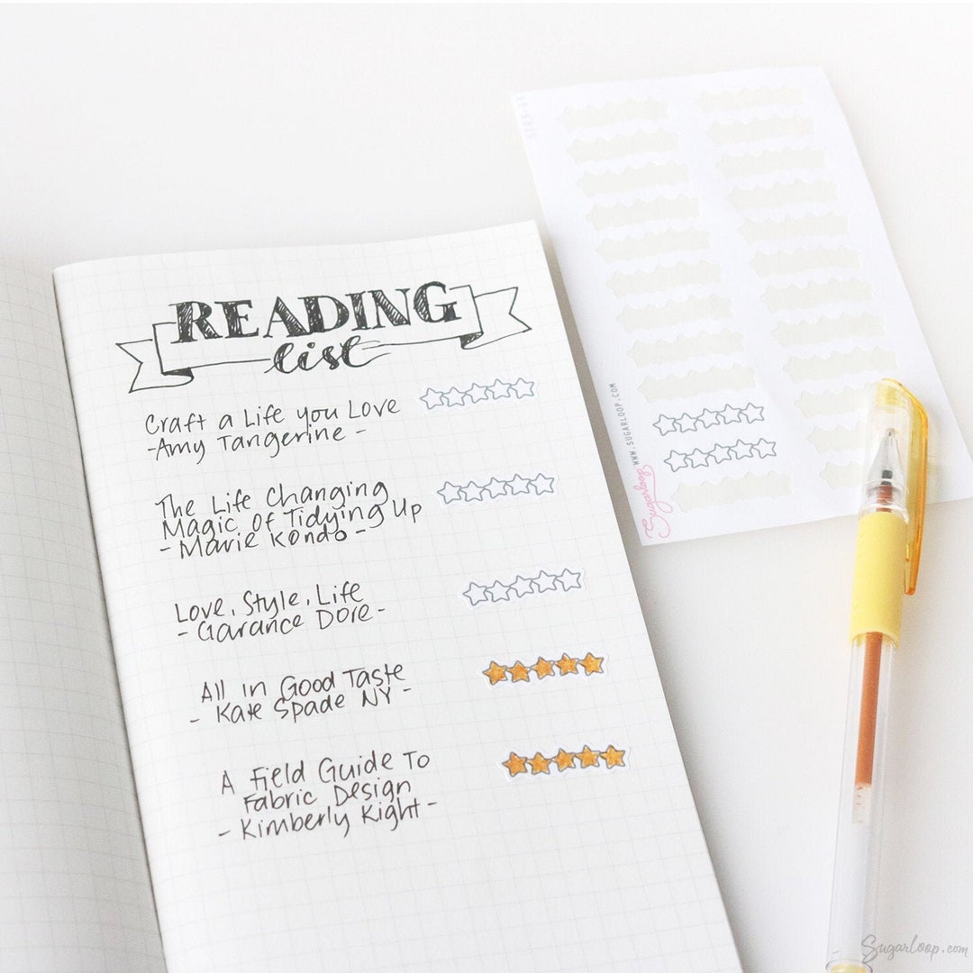 Five Star Rating Bujo Planner Stickers Bujo Planner Stickers Review ...