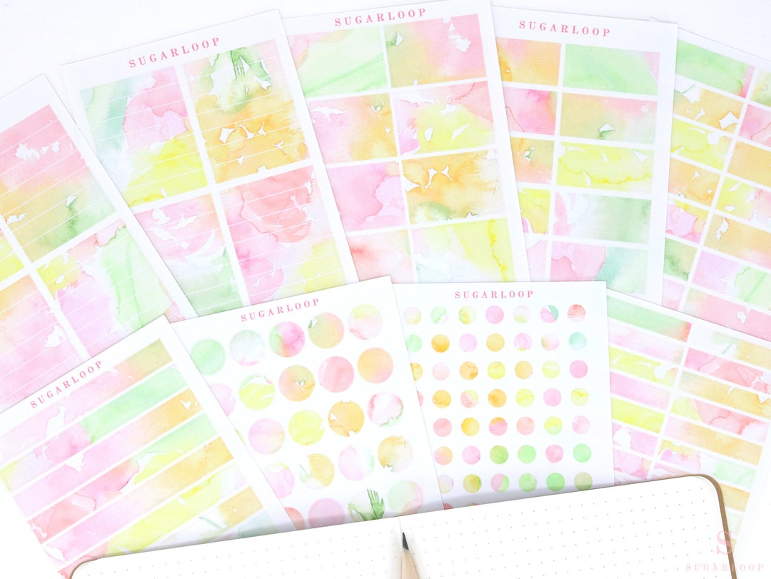 Color Palette Deco Stickers for Journals & Planners: Orchard Dots ...