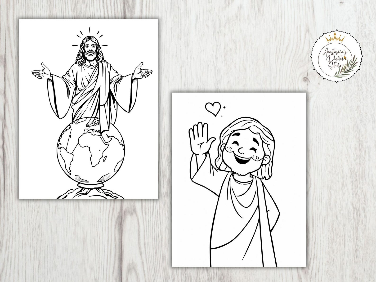 Jesus Coloring Pages | Christian Coloring Book | Bible Verses ...