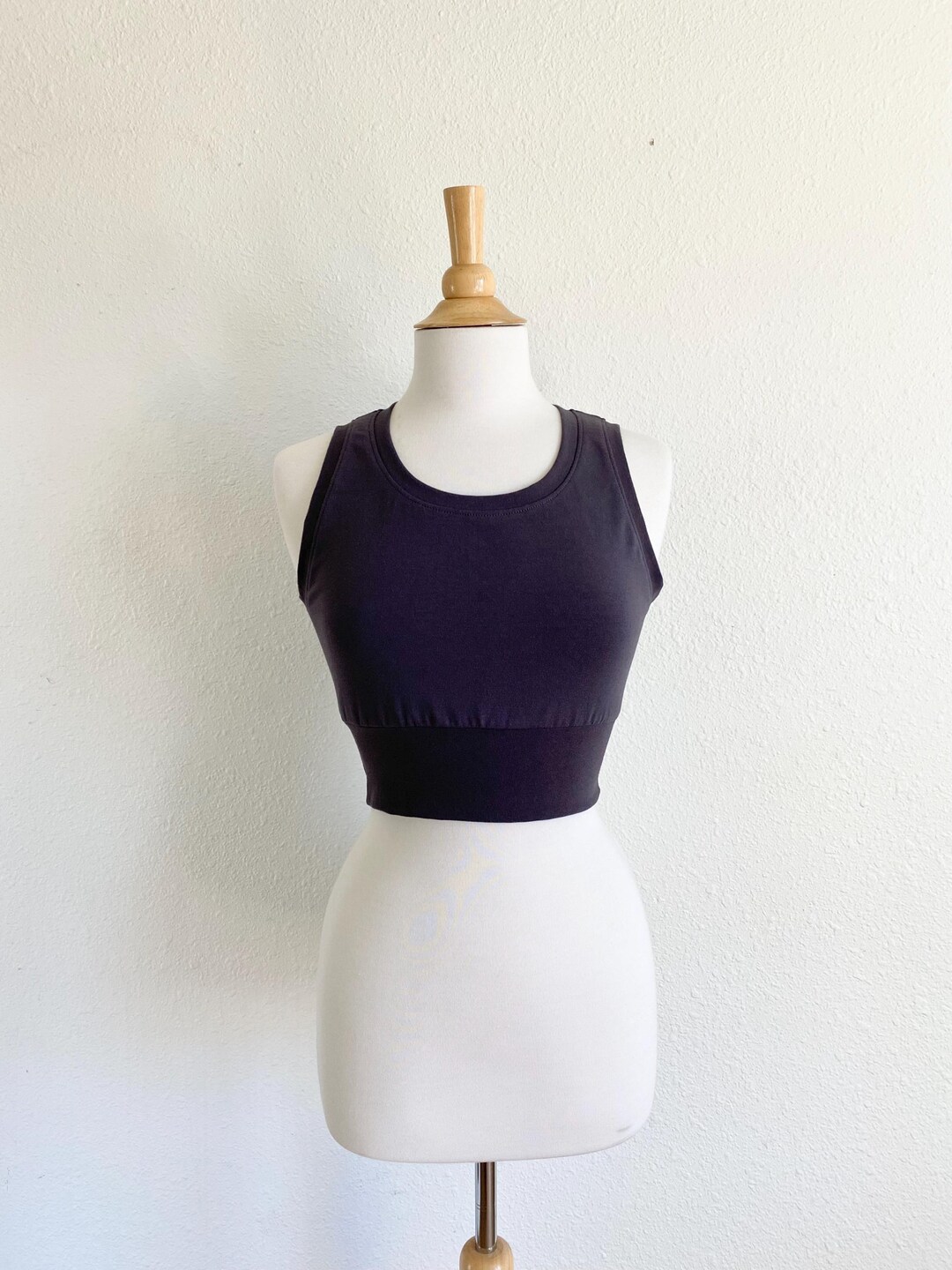 Crop Top Women's Basic Cropped Tank Top With Banded Hem Sleeveless ...