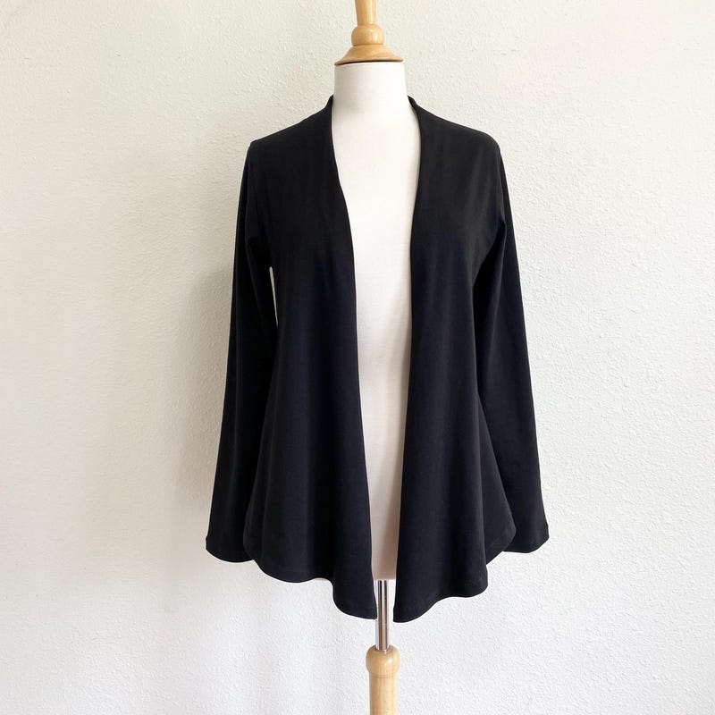 Long Wrap Cardigan - Etsy