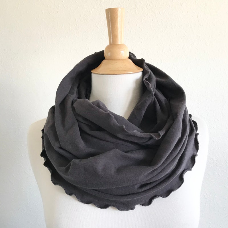 Infinity Scarf Grey - Etsy