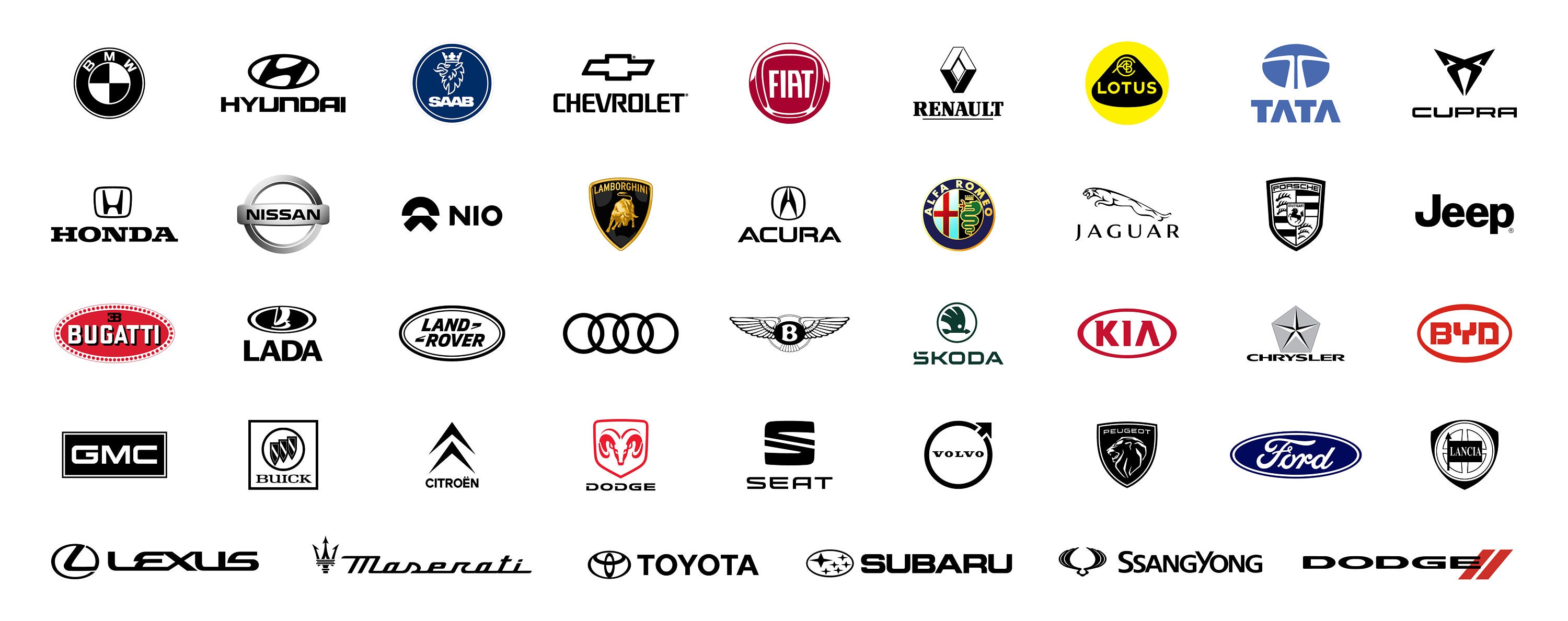 Cars Logo. Svg, Ai, Png, Dxf. Car Logo, Car Emblem, Car Logo Design - Etsy