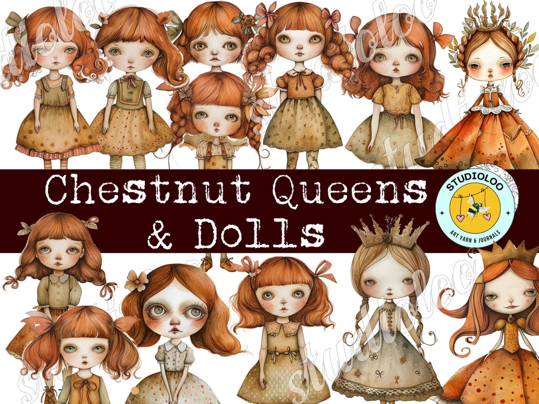 Chestnut Queens & Dolls- Digital Art Dolls Collection - 13 Digital ...
