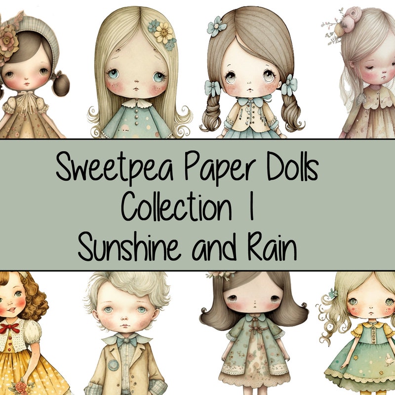 Paper Doll Books - Etsy