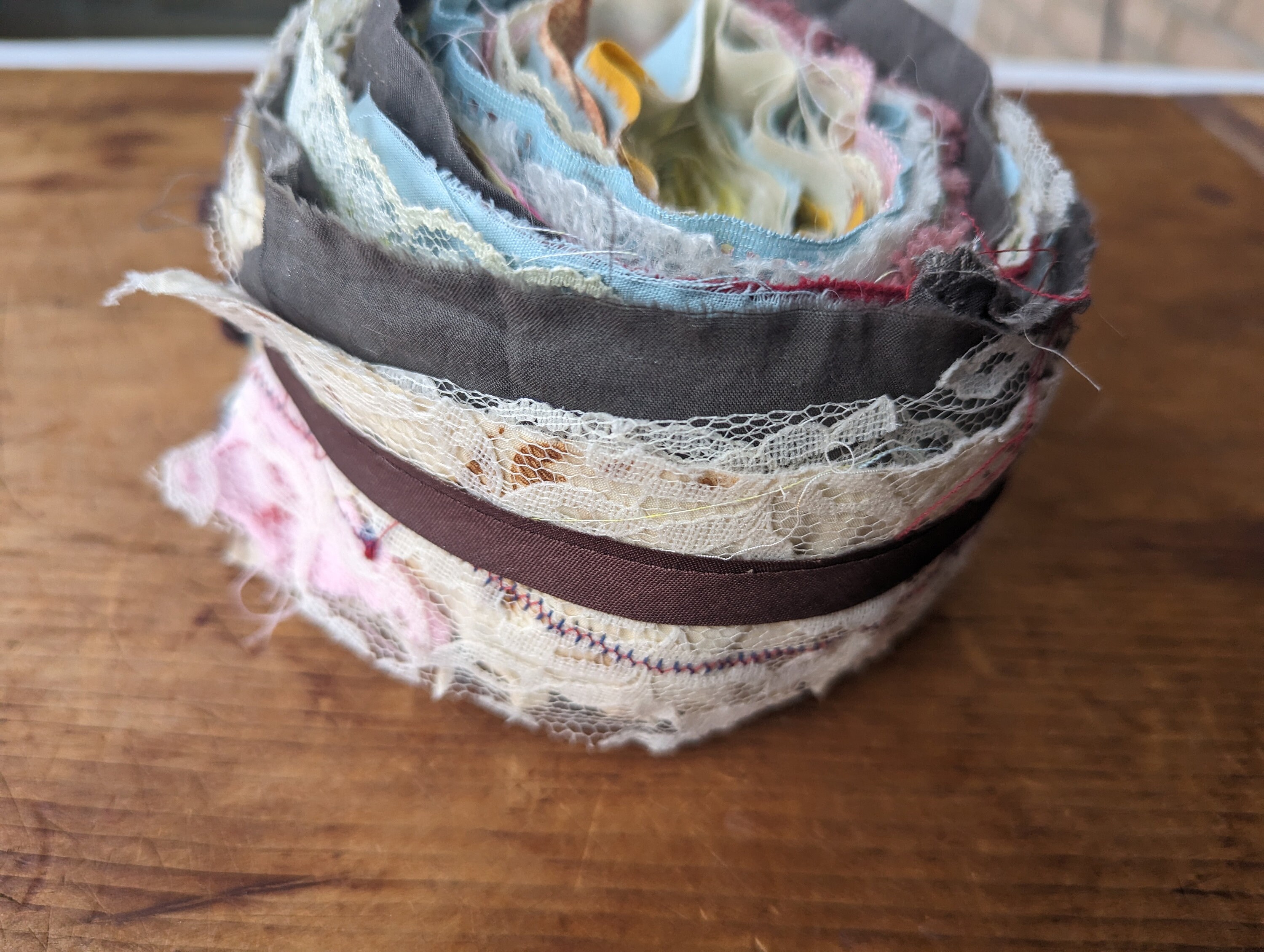 Shabby Fabric Jelly Roll for Crafting, Junk Journal, Ephemera - Etsy