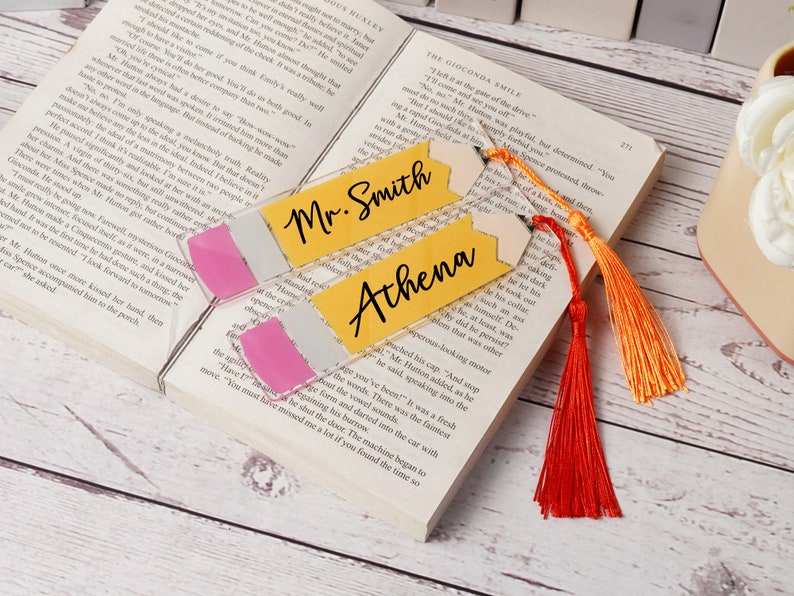 Back to School Bookmark,personalized Teacher Appreciation Gift,custom ...