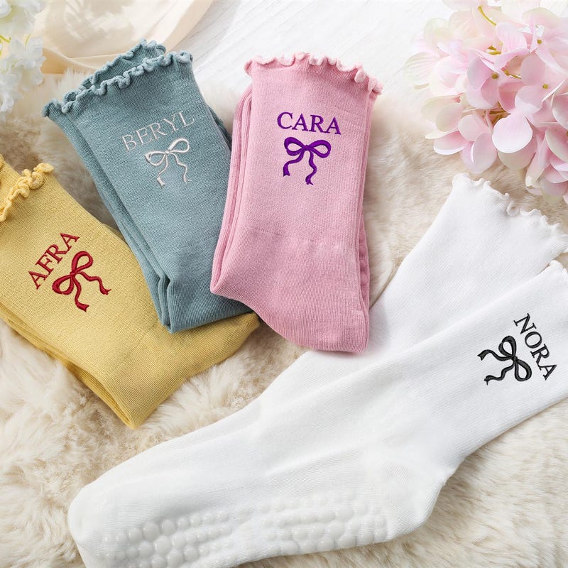 Bridesmaids Ruffle Socks - Etsy