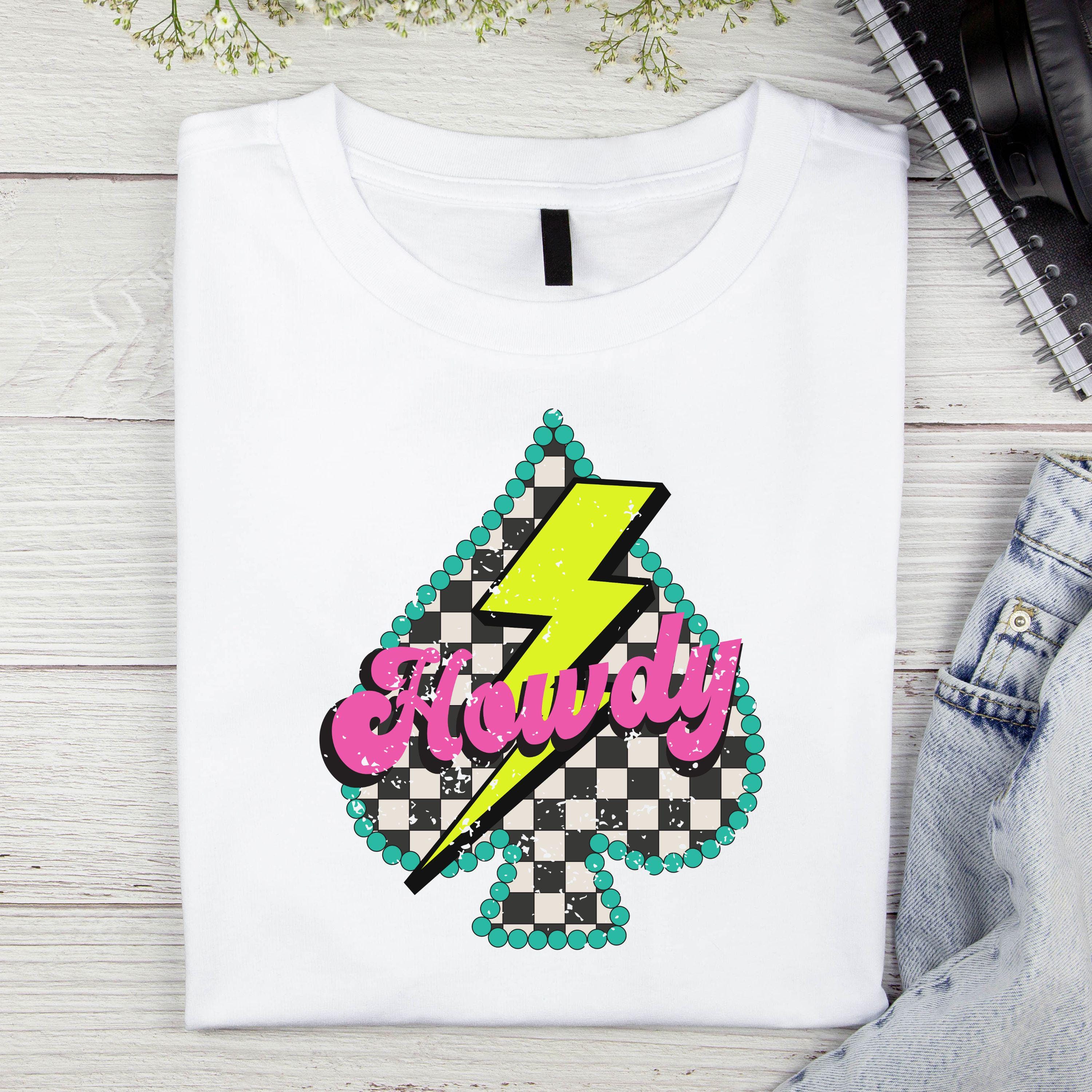 Howdy Hot Pink and Turquoise Frame SVG PNG, Western Style Digital Cut ...