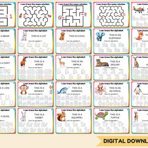 Tracing Book, Toddler Learning Binder, Preschool Activities, Homeschool ...