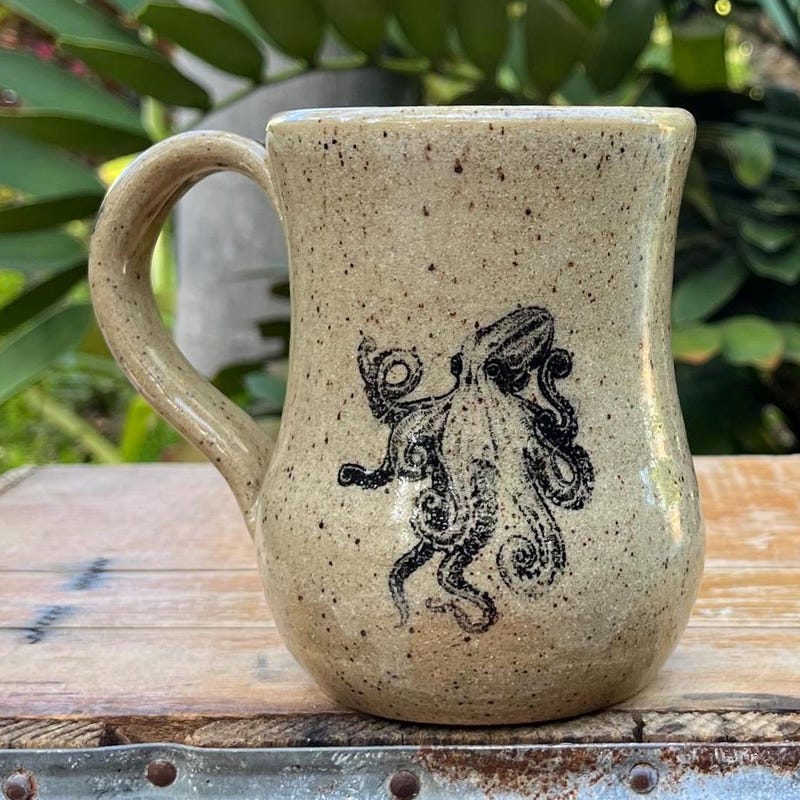 Octopus Mugs - Etsy