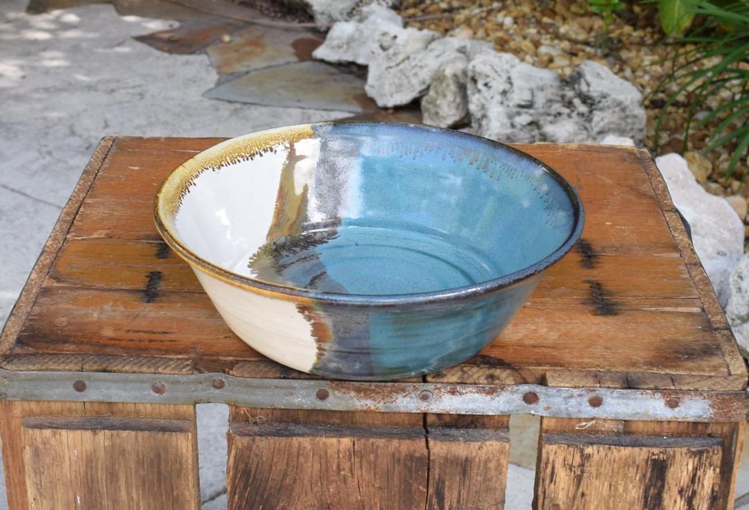 Handmade Wheel Thrown Pottery Bowl, Beautiful Dessert Bowl for Cereal ...