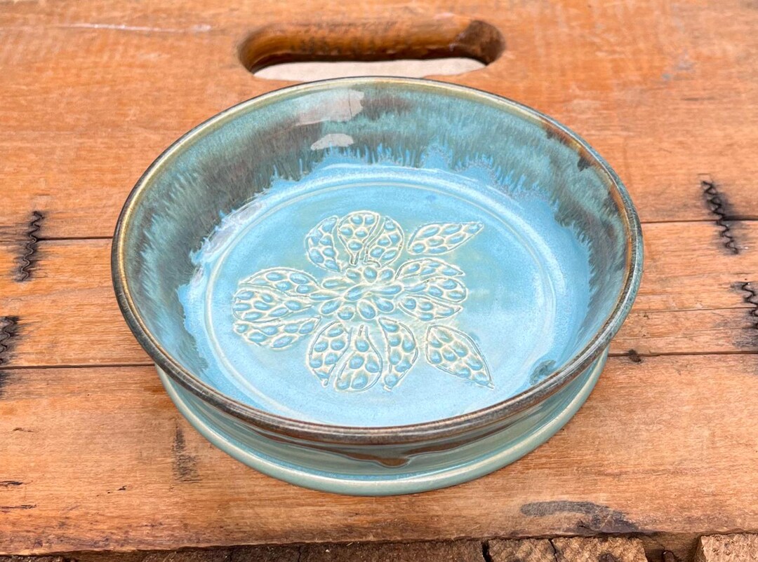 Handcrafted Wheel Thrown Pottery Garlic Grater Dish, Makes a Great ...