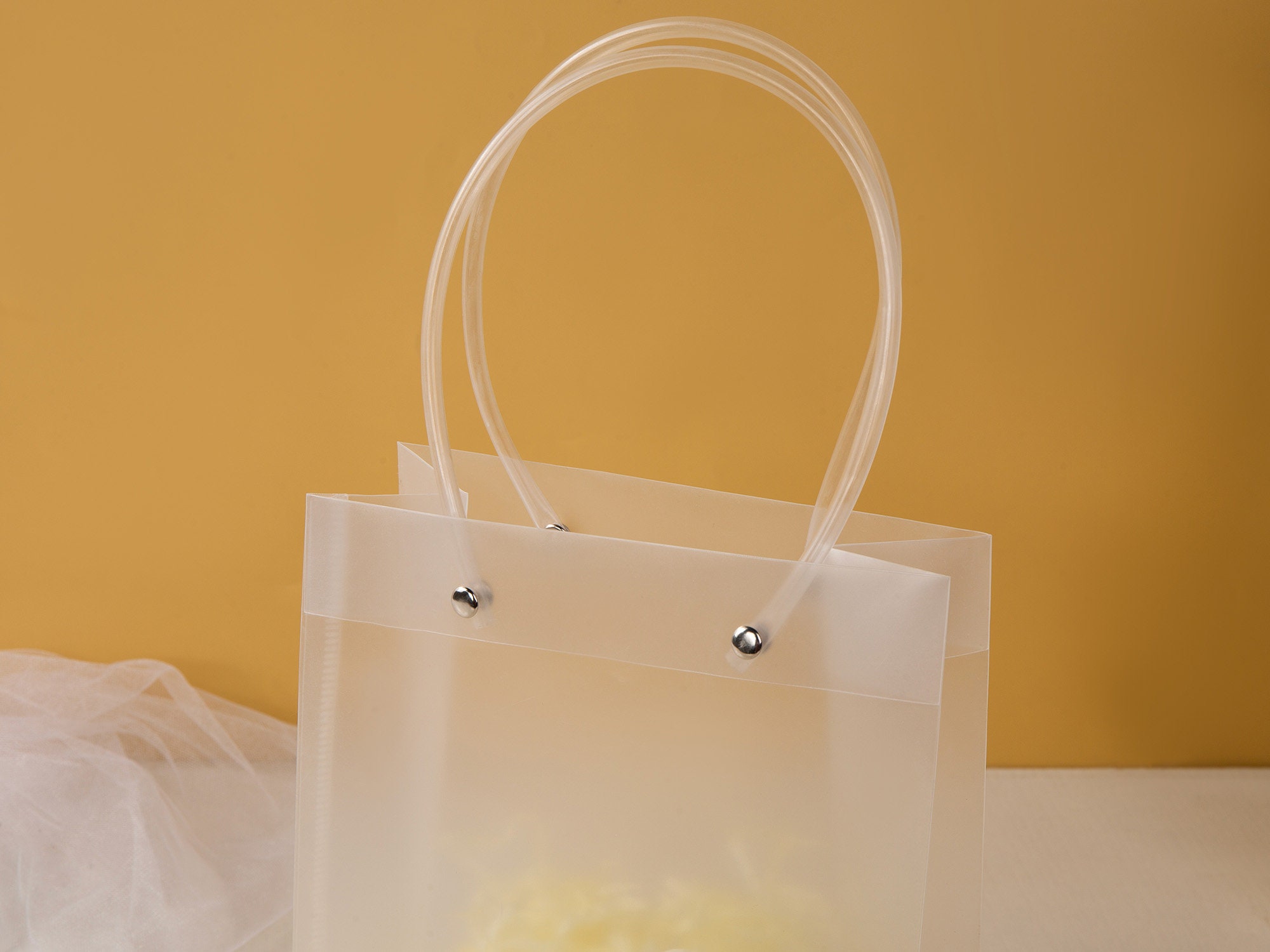 Frosted Transparent Plastic Gift Bags,personalized Custom Gift Bags ...