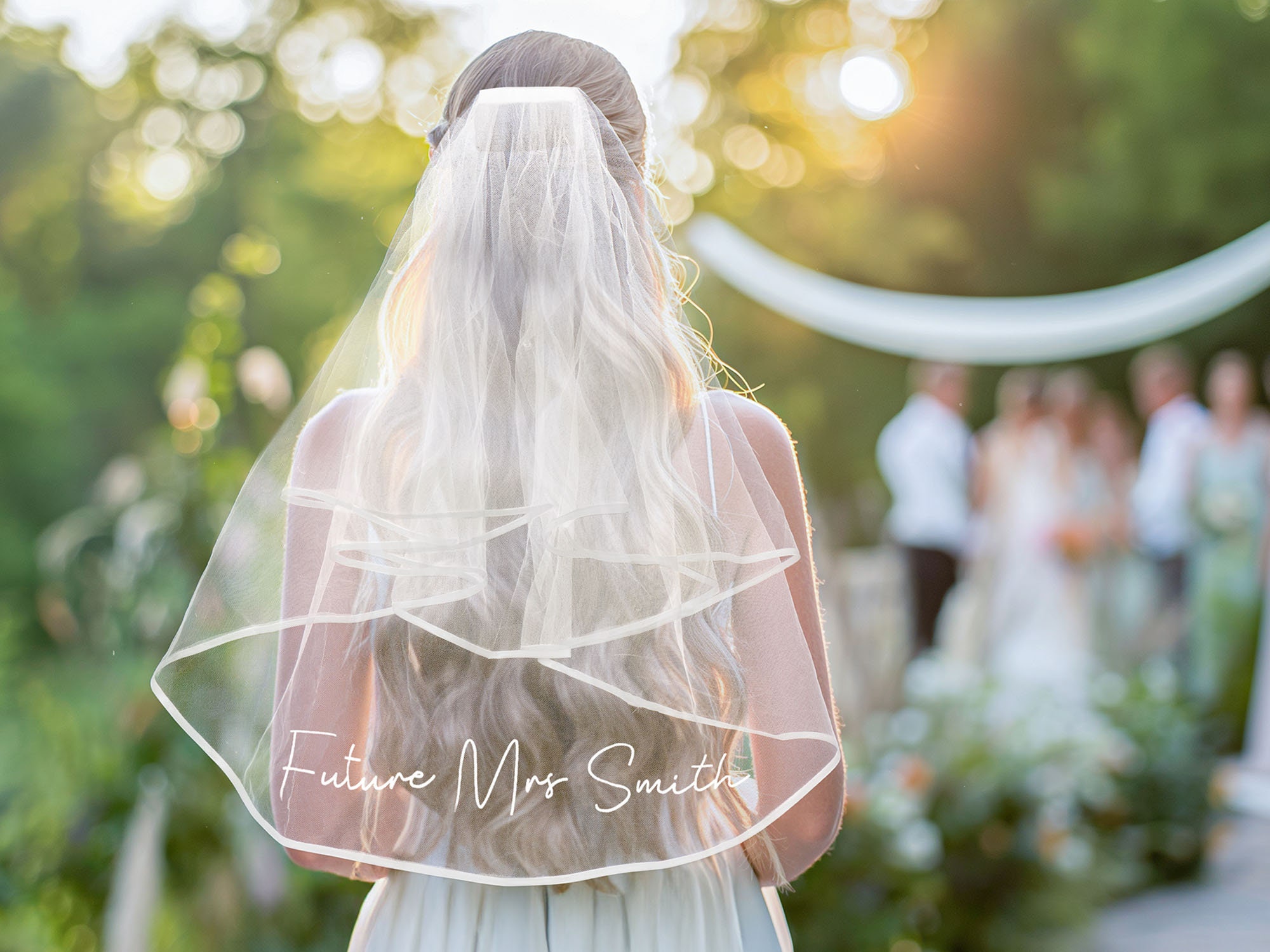 Personalized Bridal Veil,bridal Shower Veil,bride-to-be Veil ...