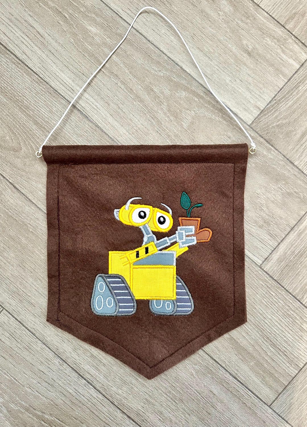 Large ‘wall-e’ Space Robot Felt Wall Hanging, Nursery/children’s Decor ...