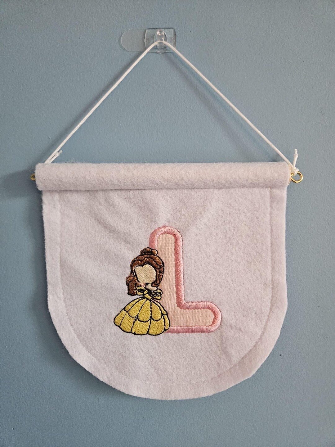 Personalised Disney Princess Initial Bunting – Custom Embroidered ...