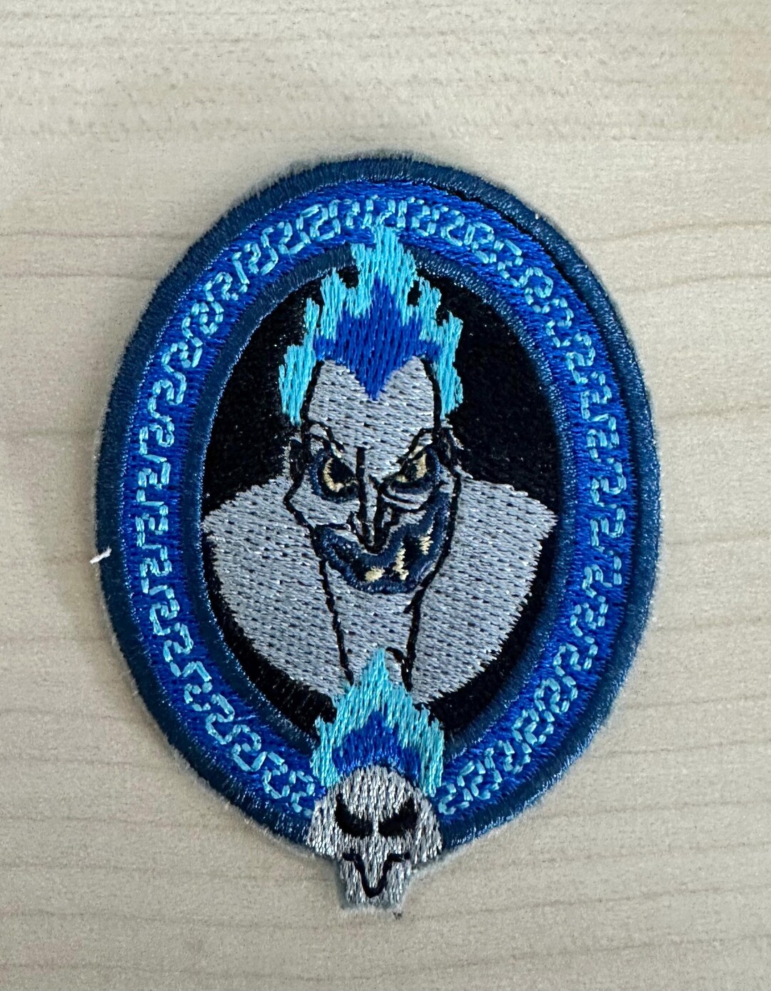 Hades Iron on Patch, Hercules Inspired Patch, DIY Clothing Patch, Fan ...