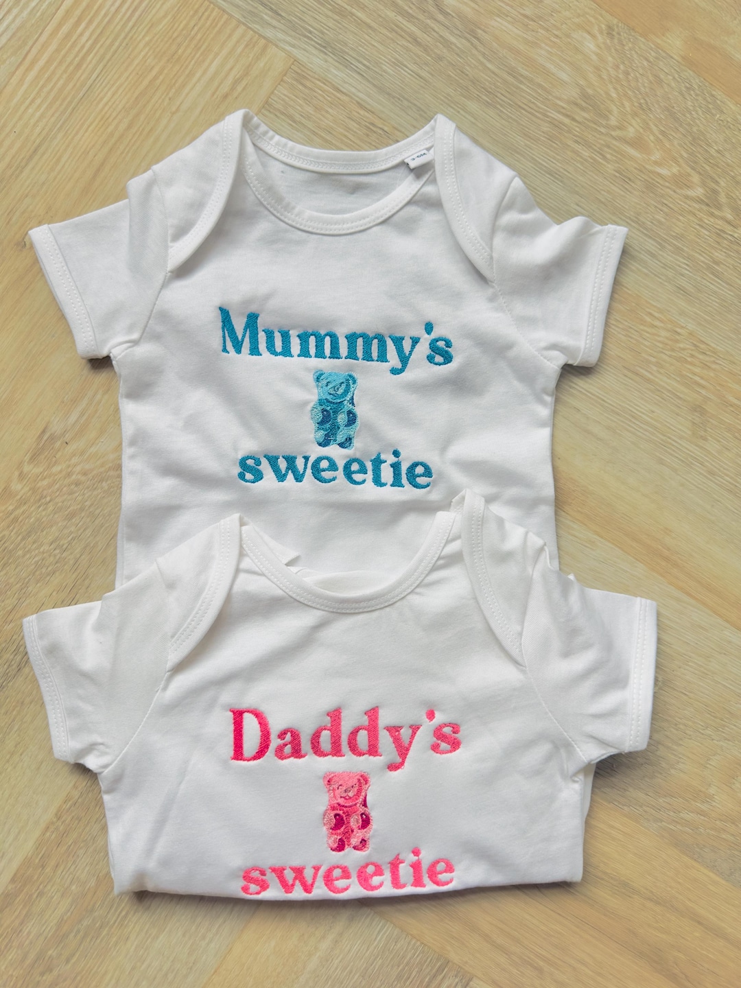 Gummy Bear Baby Body Suit, Mummy's Sweetie, Daddy's Sweetie, Father's ...