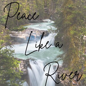 Peace Like a River - Hymn Wall Art - Home Decor - Etsy