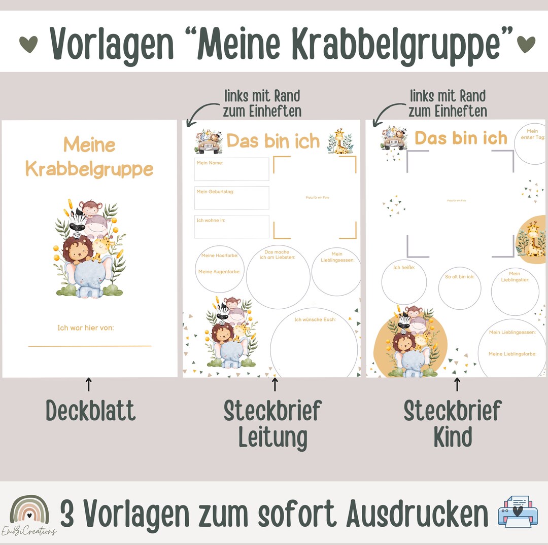 Template for Playgroup Portfolio Template for Nursery Portfolio ...