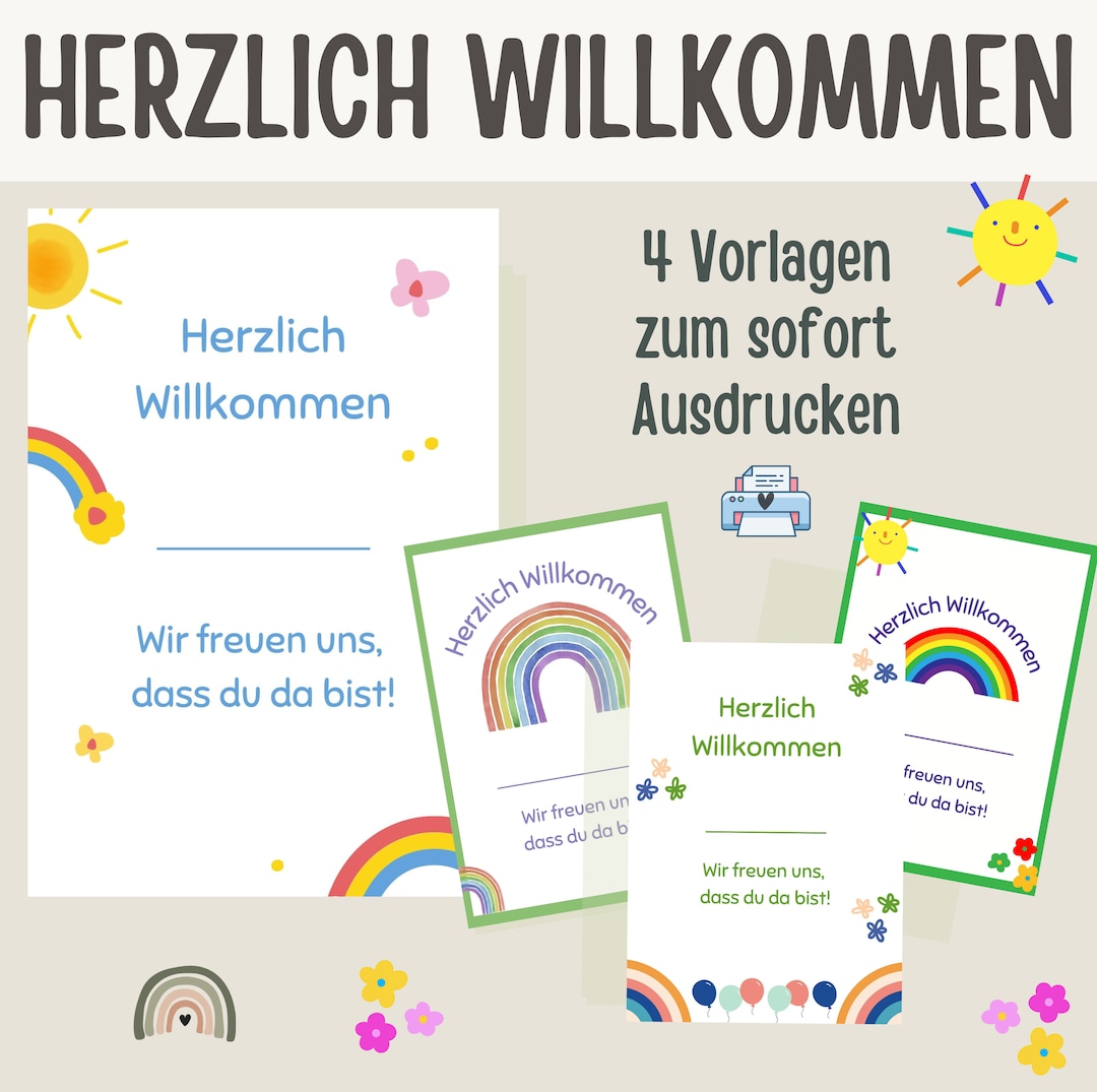Welcome Template for Daycare | Acclimatization for Nursery ...
