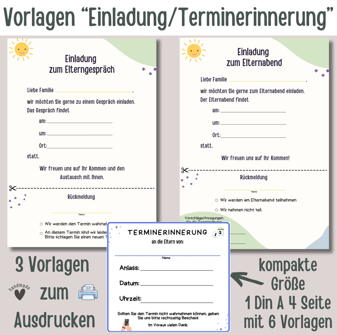 Daycare Parents' Evening Invitation | Daycare Poster | Daycare ...