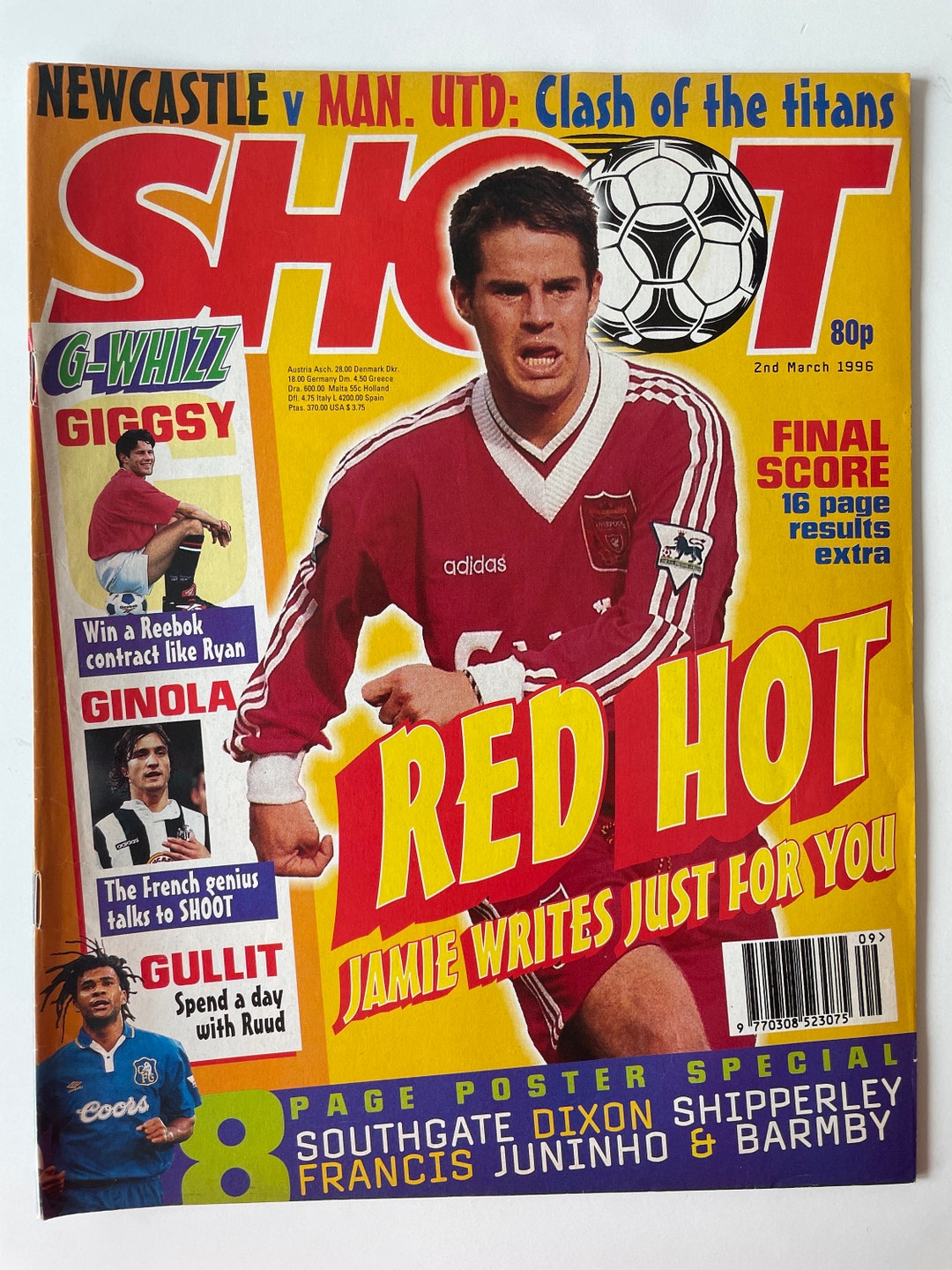 Shoot Magazine 03/02/1996 Without Posters - Etsy