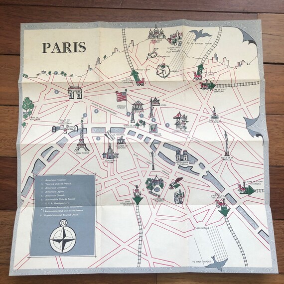 Mapa turistico de parís | Portugalessence.com