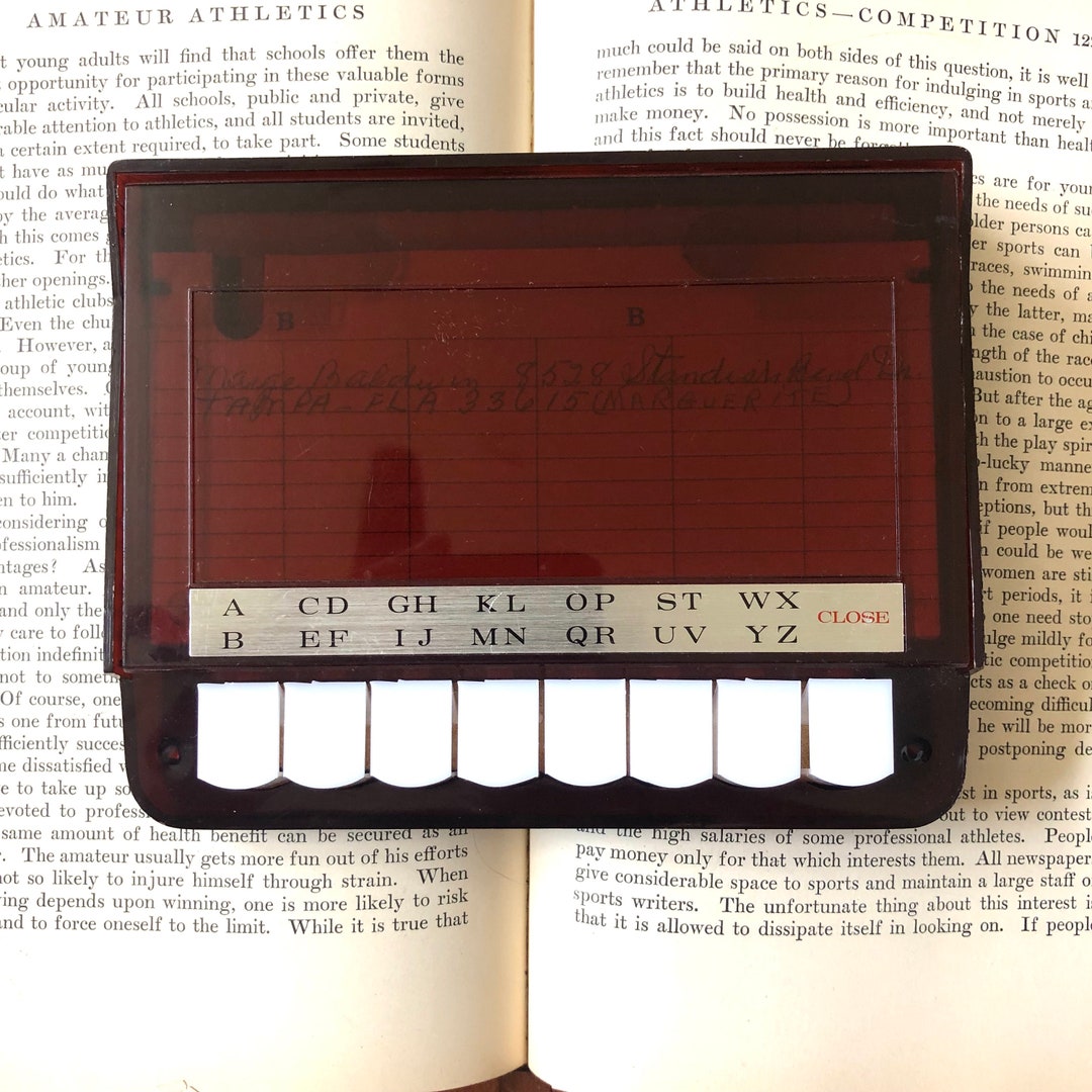 Vintage Flip up Address/phone Book, Pop up Phone Book - Etsy