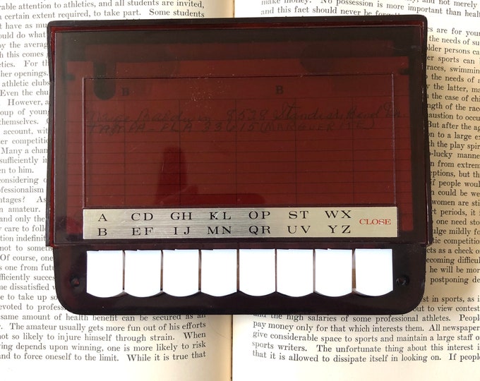 Vintage Flip up Address/phone Book, Pop up Phone Book - Etsy