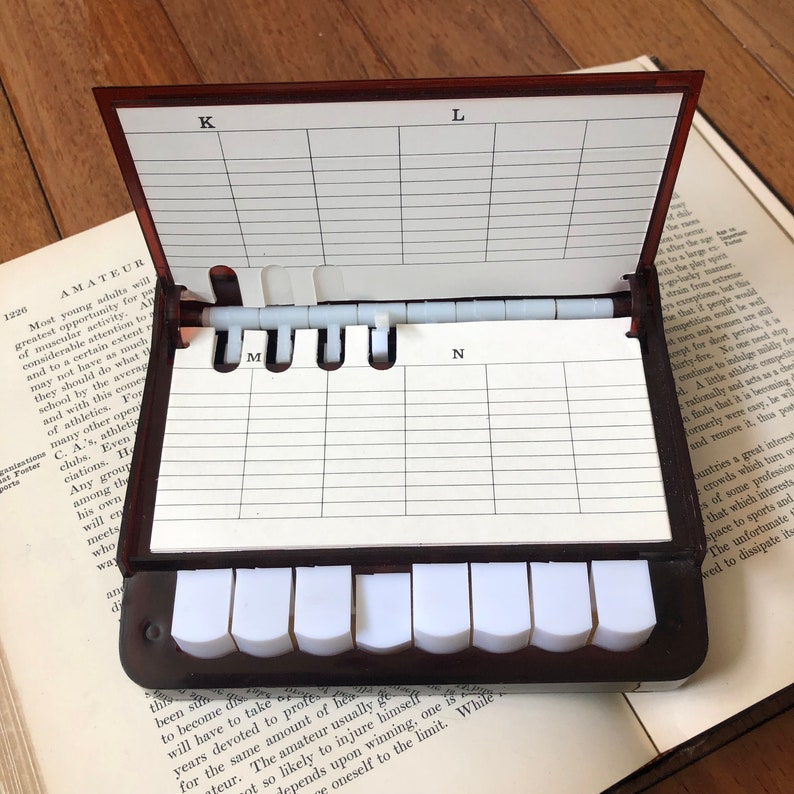 Vintage Flip up Address/phone Book, Pop up Phone Book - Etsy