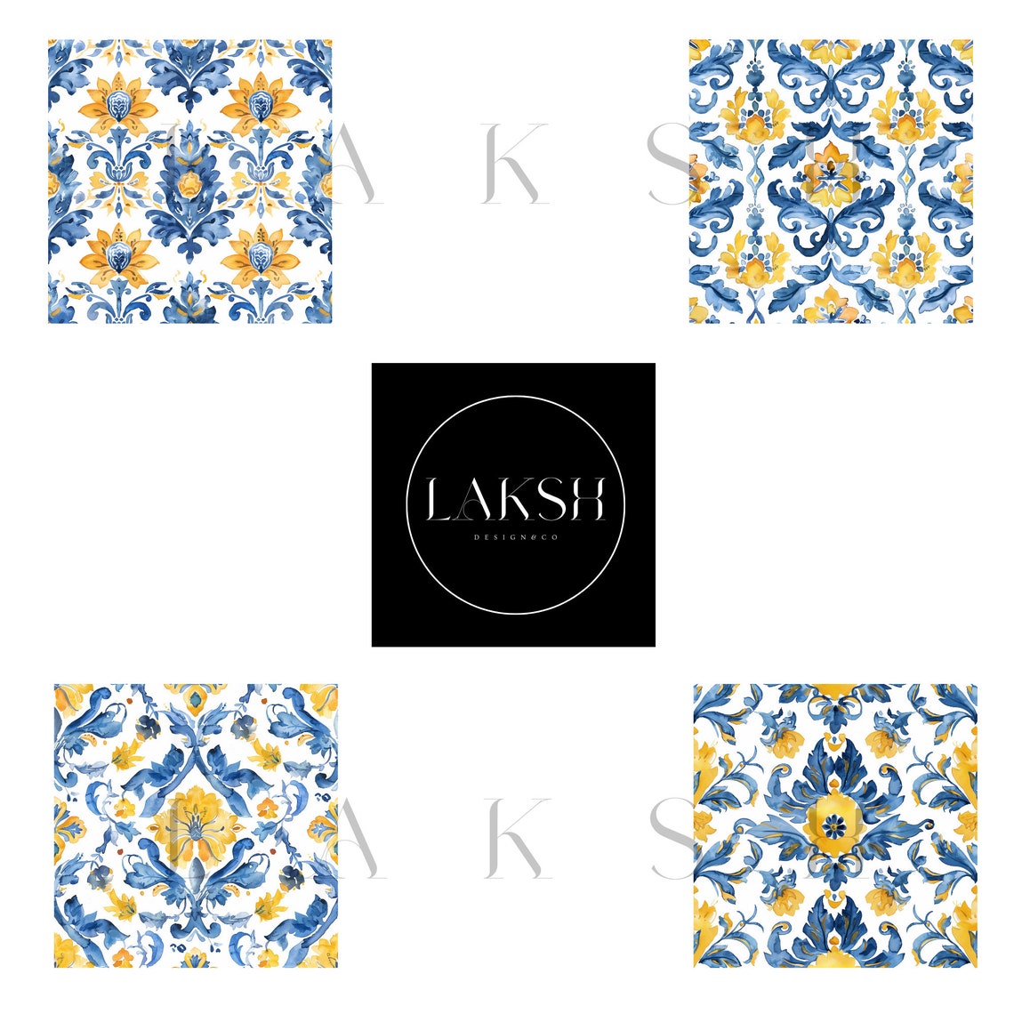 44 Digital Paper Amalfi Amalfi Seamless Pattern Amalfi Theme Lemon ...