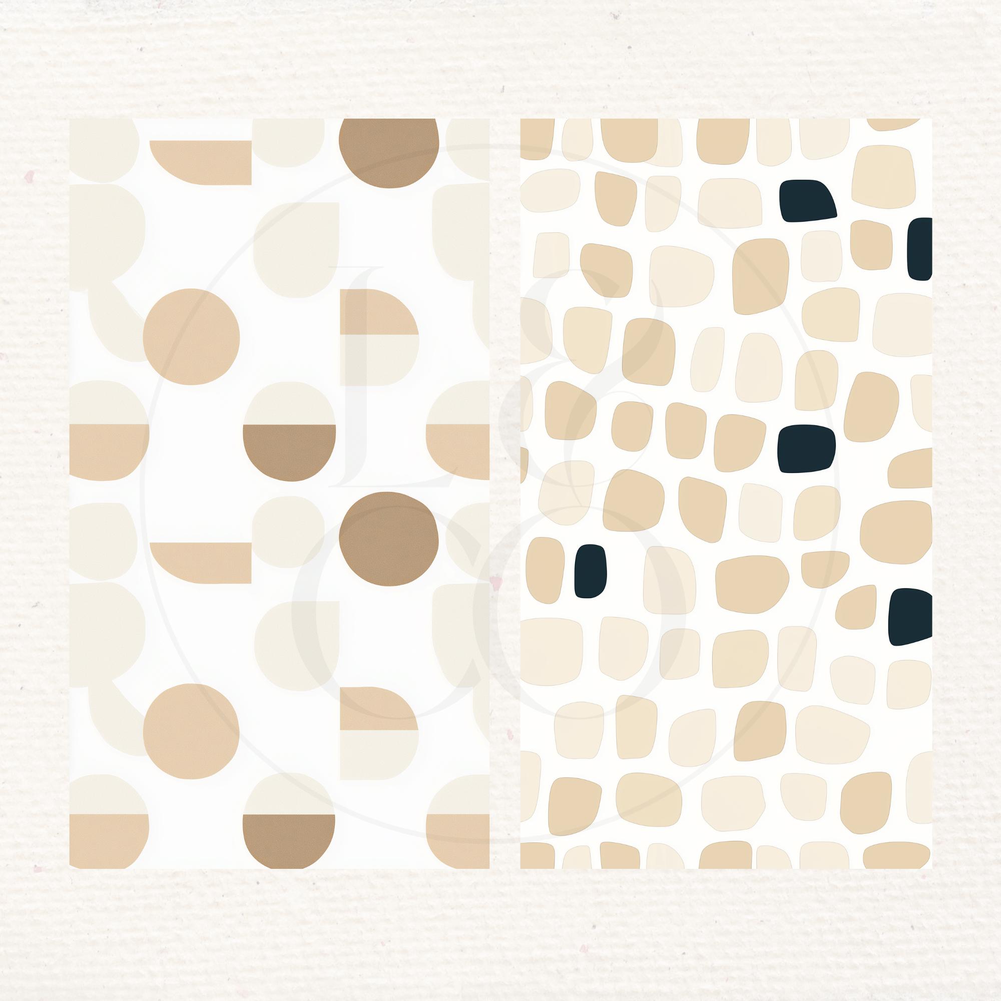 12 Warm Neutral Collection Digital Paper Collection | Neutral ...