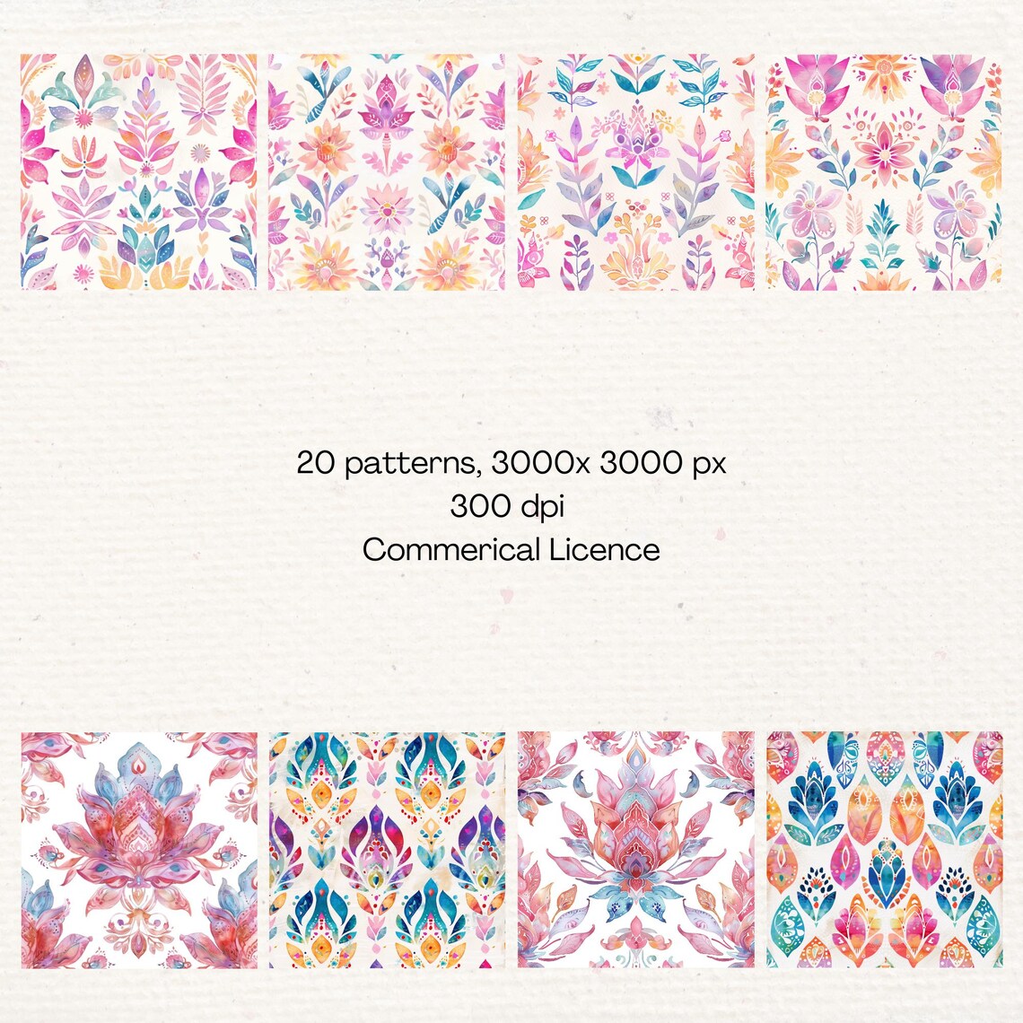 20 Indian Inspired Tile Pattern, Indian Digital Paper, Indian Pattern ...