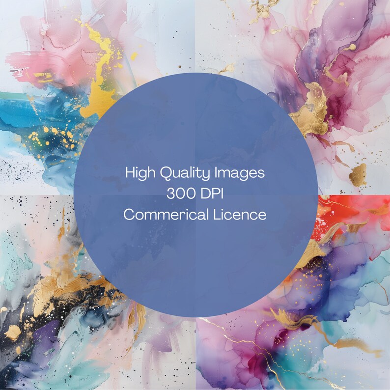 40 Pastel Watercolour Digital Paper | Pastel and Gold |pastel Paper ...