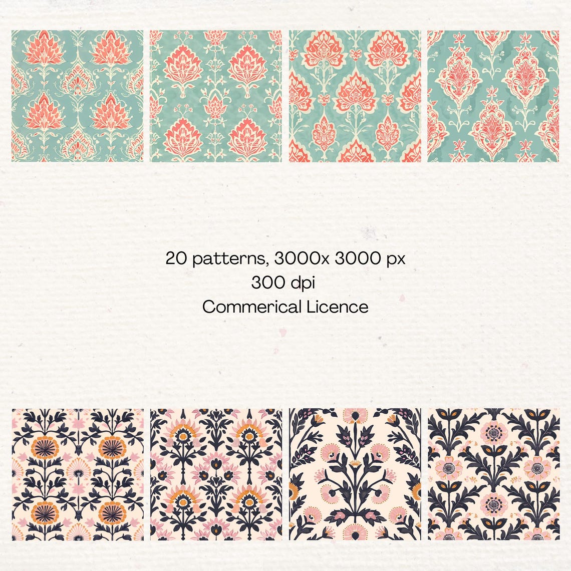 20 Indian Inspired Tile Digital Paper | Indian Background, Green and ...