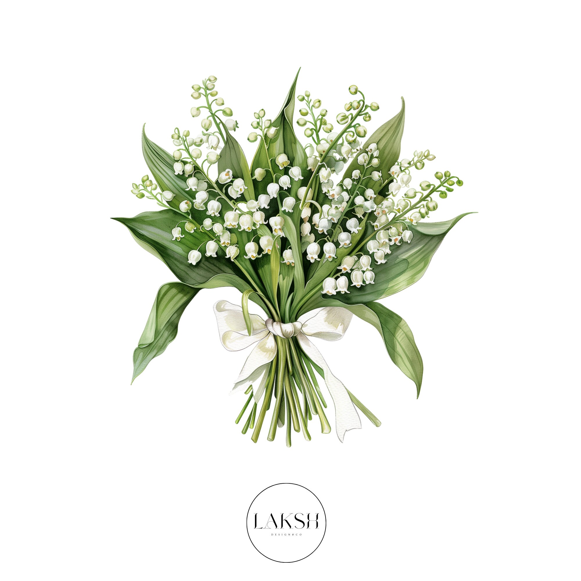 May Birth Flower | Birth Flower Clip Art Collection | Floral Clip Art ...