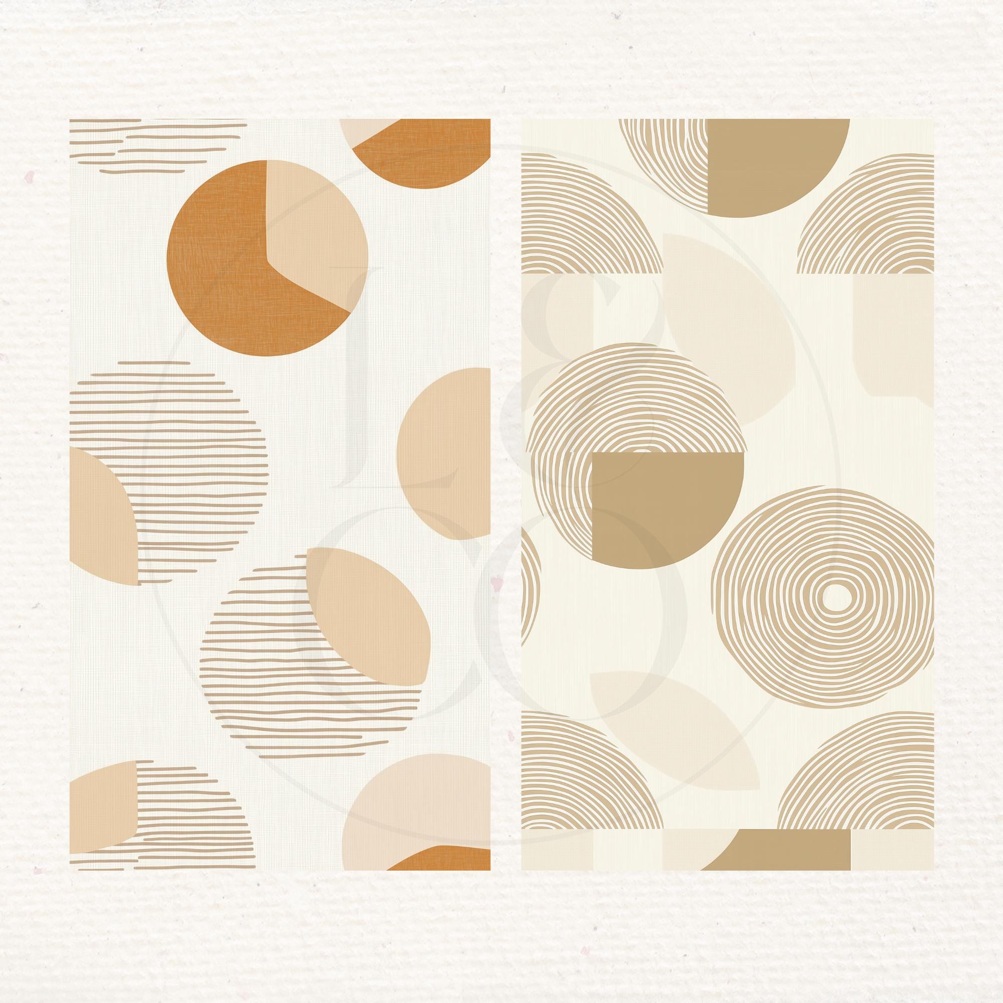 12 Warm Neutral Collection Digital Paper Collection | Neutral ...