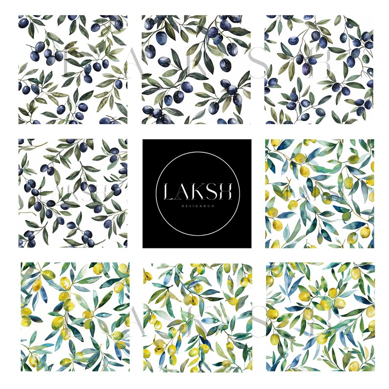 44 Digital Paper Amalfi | Amalfi Seamless Pattern | Amalfi Theme ...