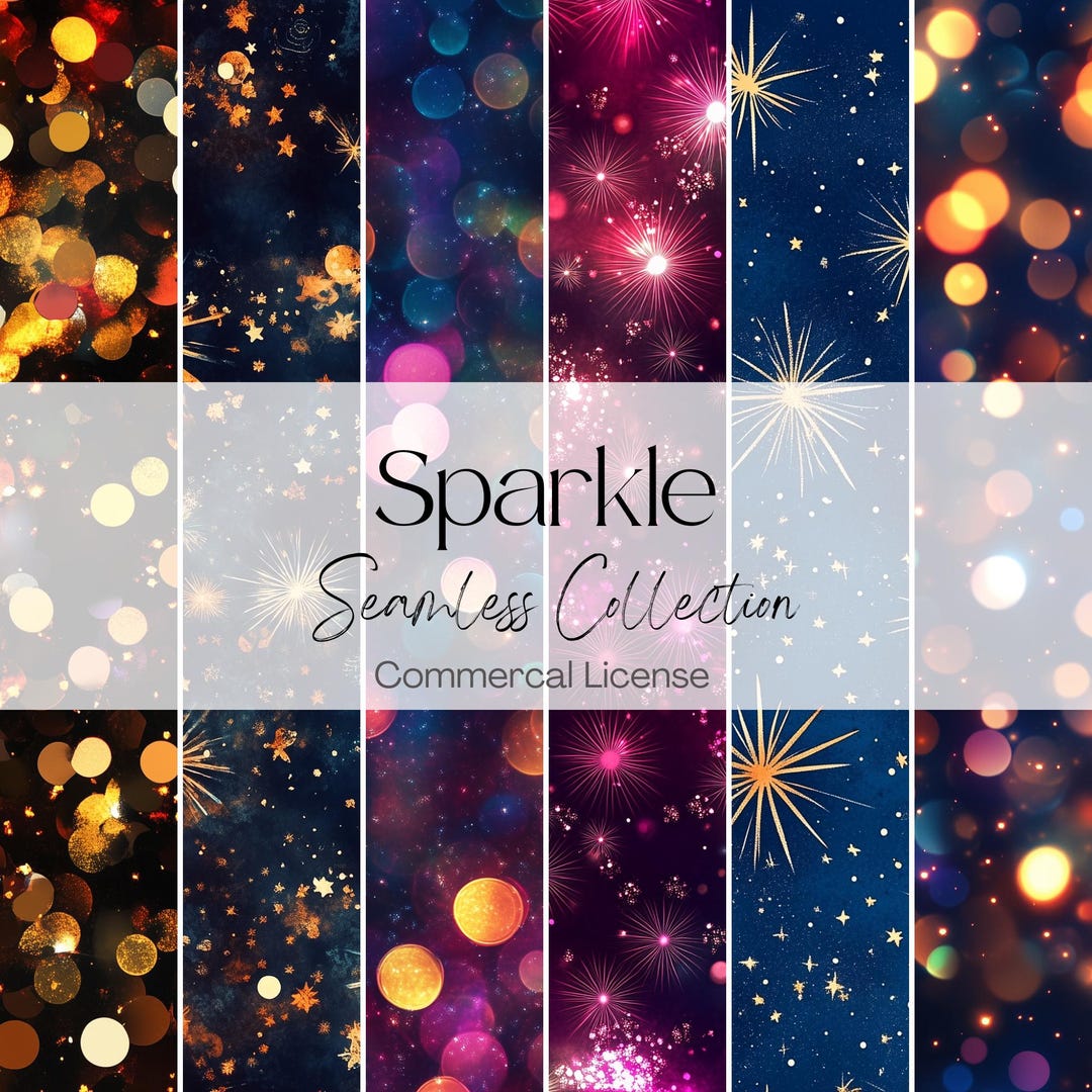 20 Sparkle Seamless Digital Paper Seamless Background, Sparkles ...