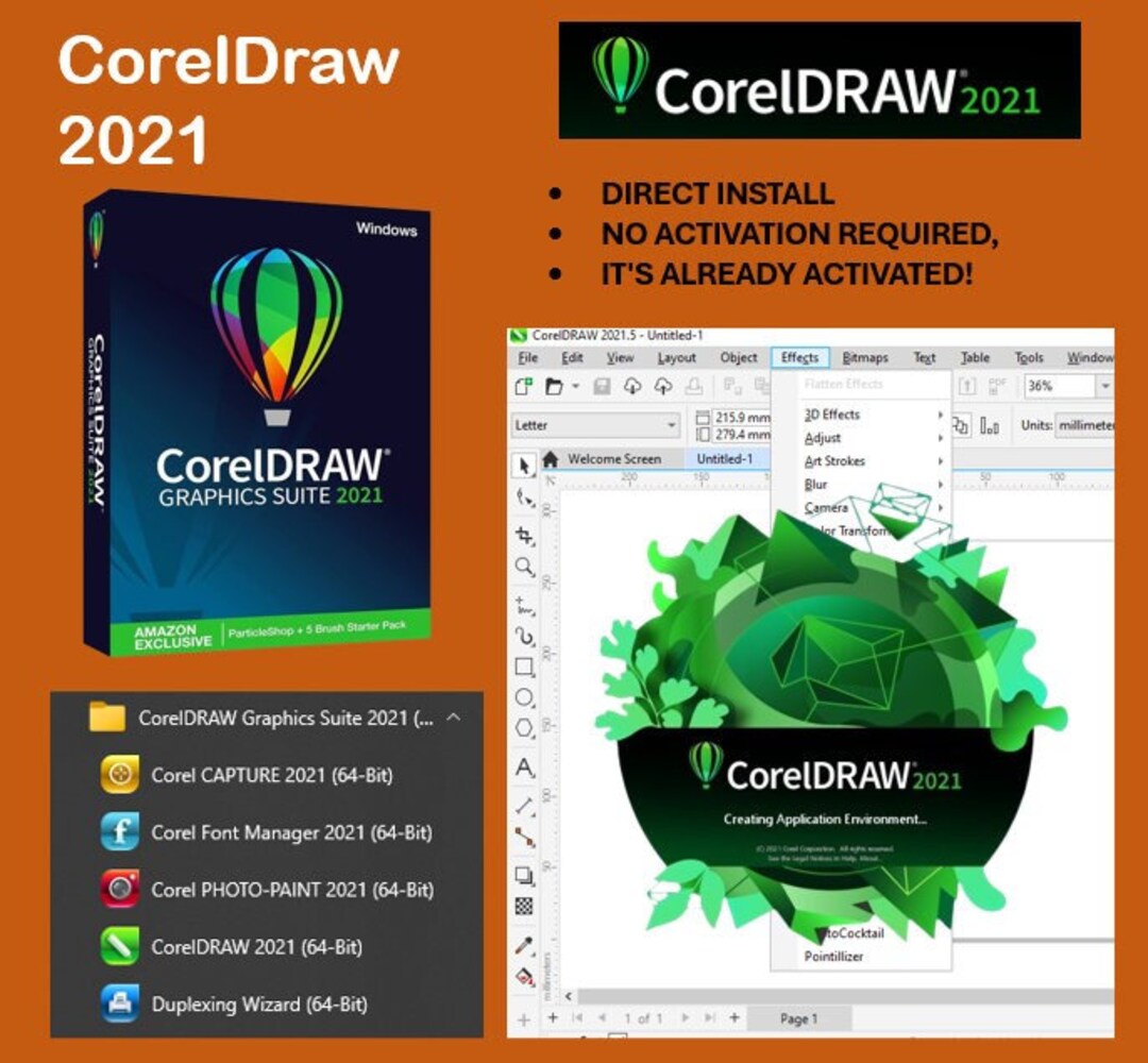 Coreldraw Graphics 2021 - Etsy