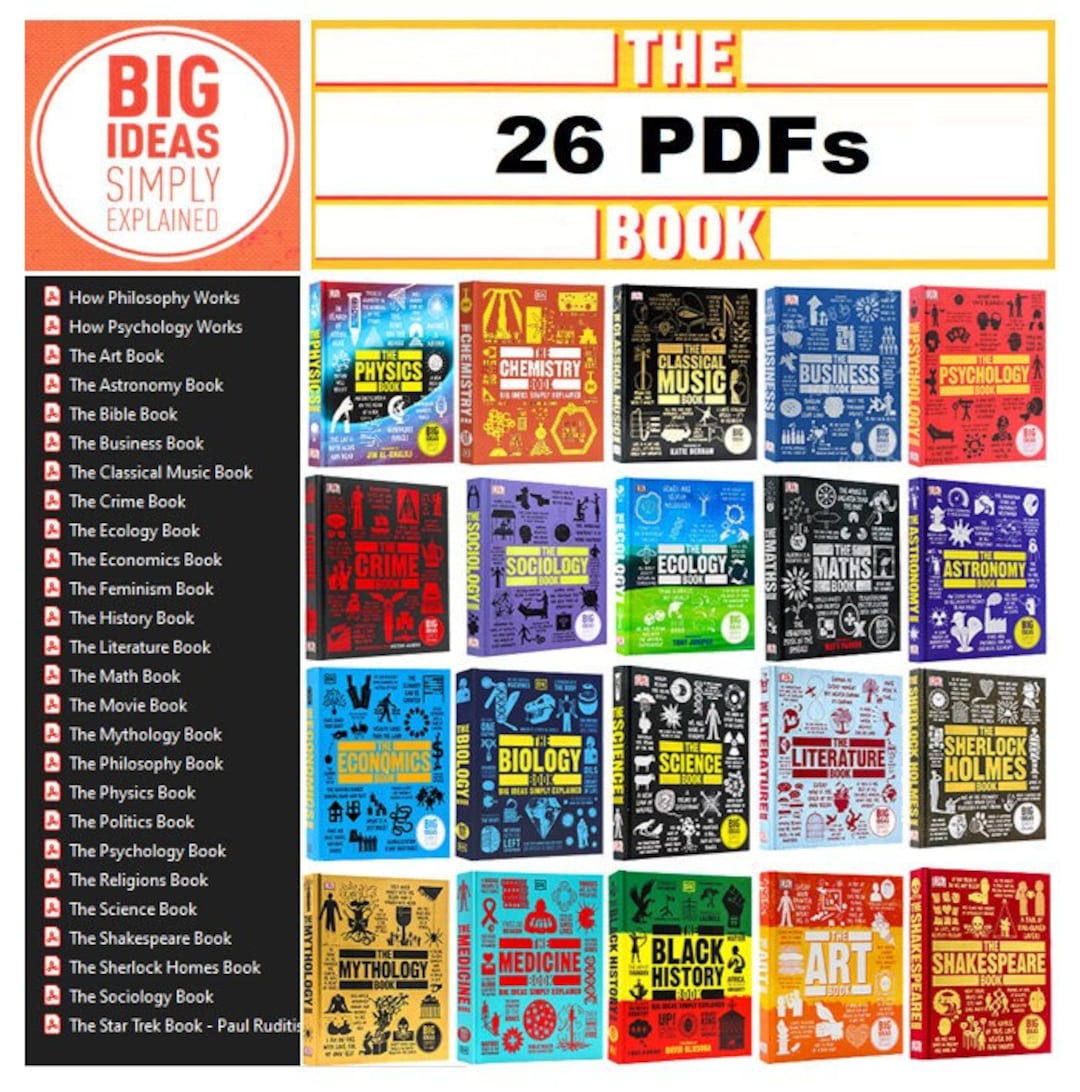 Big Ideas Simply Explained - 26 Ebooks - Etsy