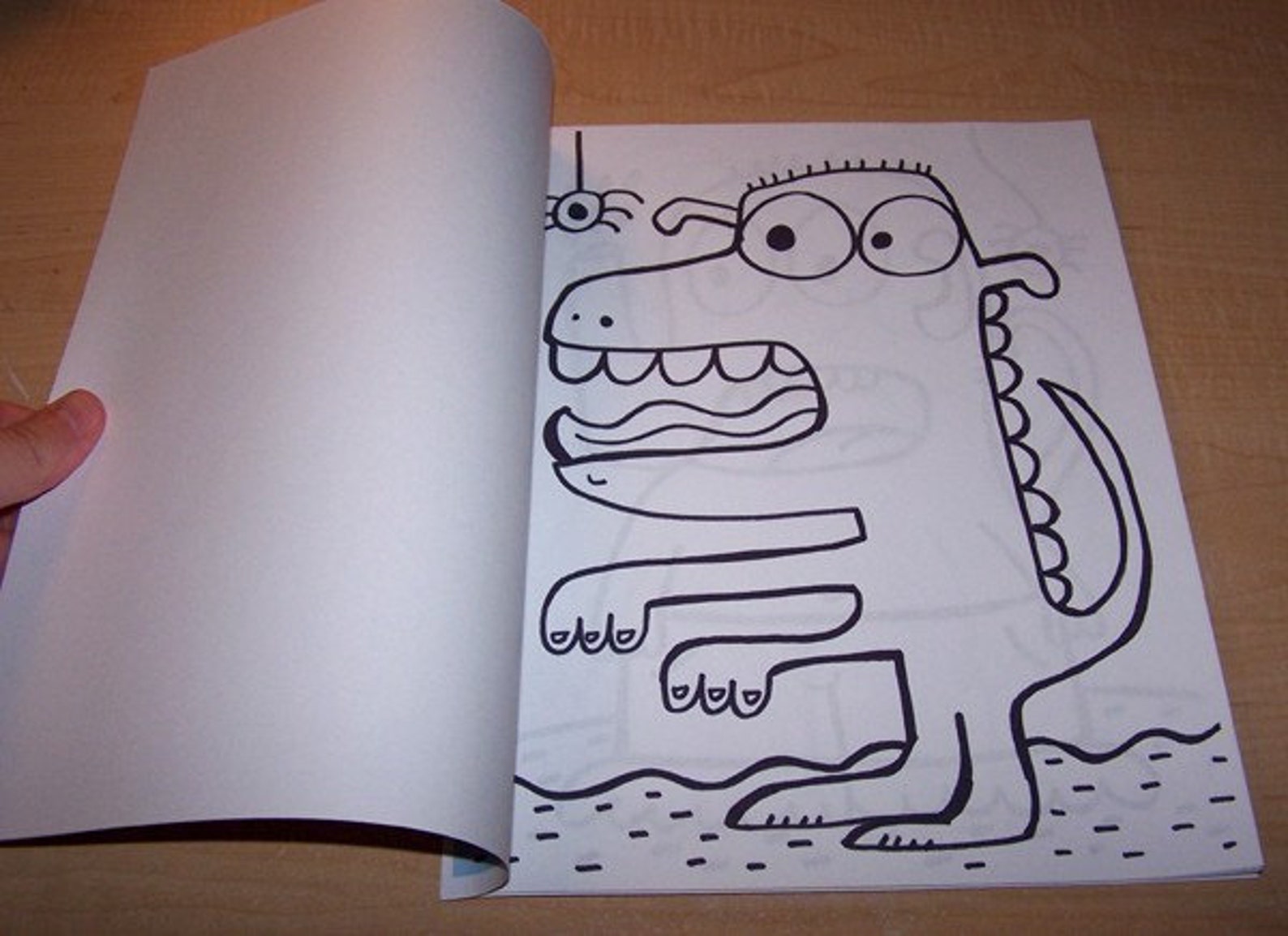 PDF Printable Digital Version Pop Art Monster Coloring Book - Etsy