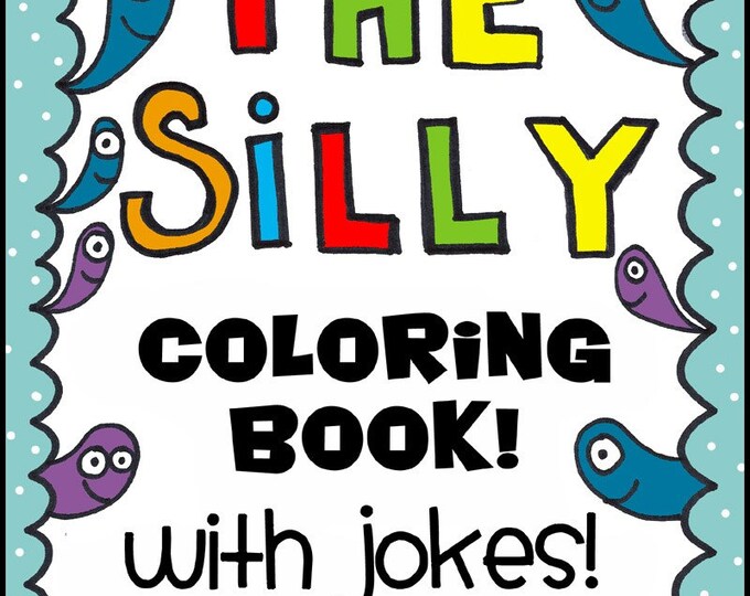 PDF Printable Silly Joke Coloring Book for Kids by Jelene - Etsy