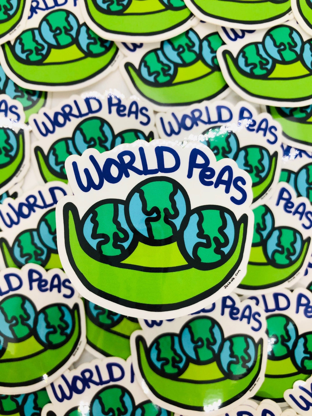 Original Design Sticker World Peas by Jelene Stickers, World Peace ...