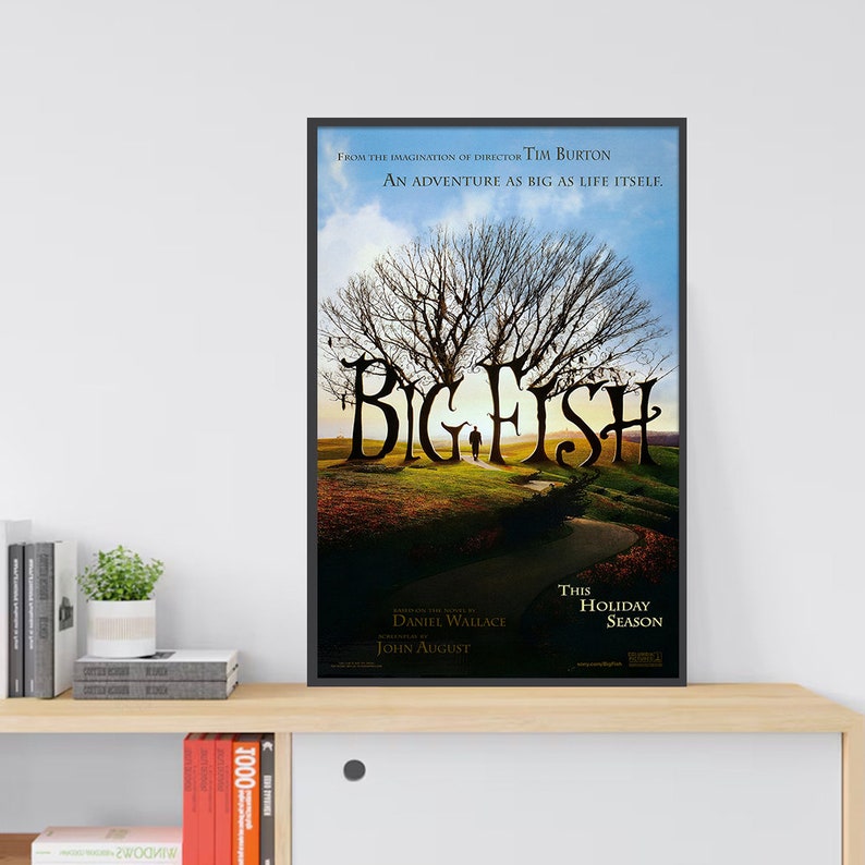 Big Fish Poster Tim Burton Ewan Mcgregor Albert Finney Bonham Carter ...