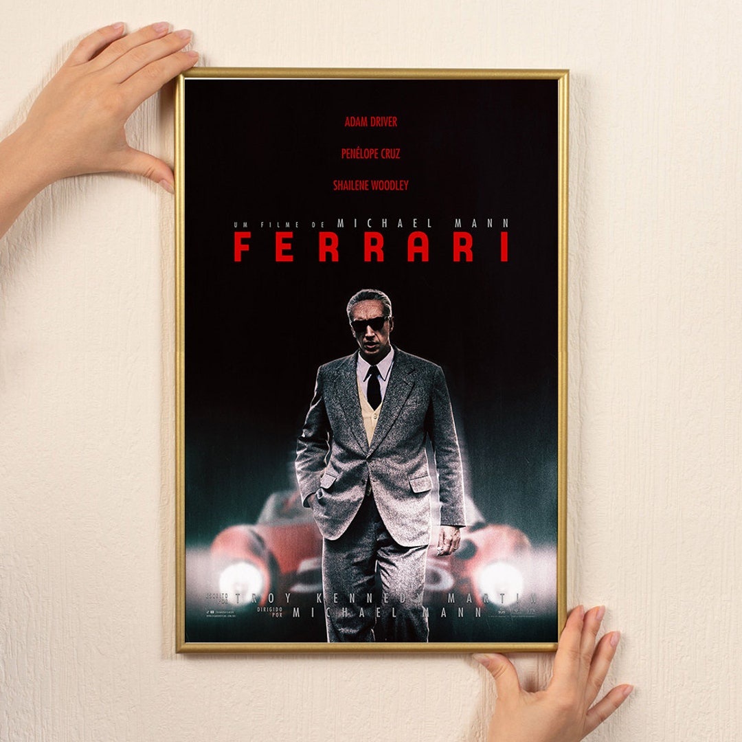 Ferrari Poster Enzo Ferrari Adam Driver Michael Mann Penelope Cruz ...