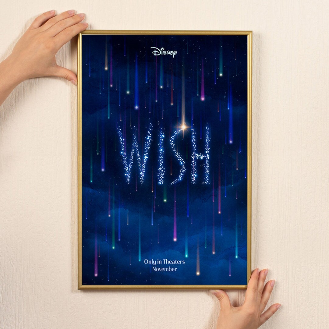 Disney Wish 2023 Movie Poster Home Decor Wall Decor Love Gift Wall Art ...